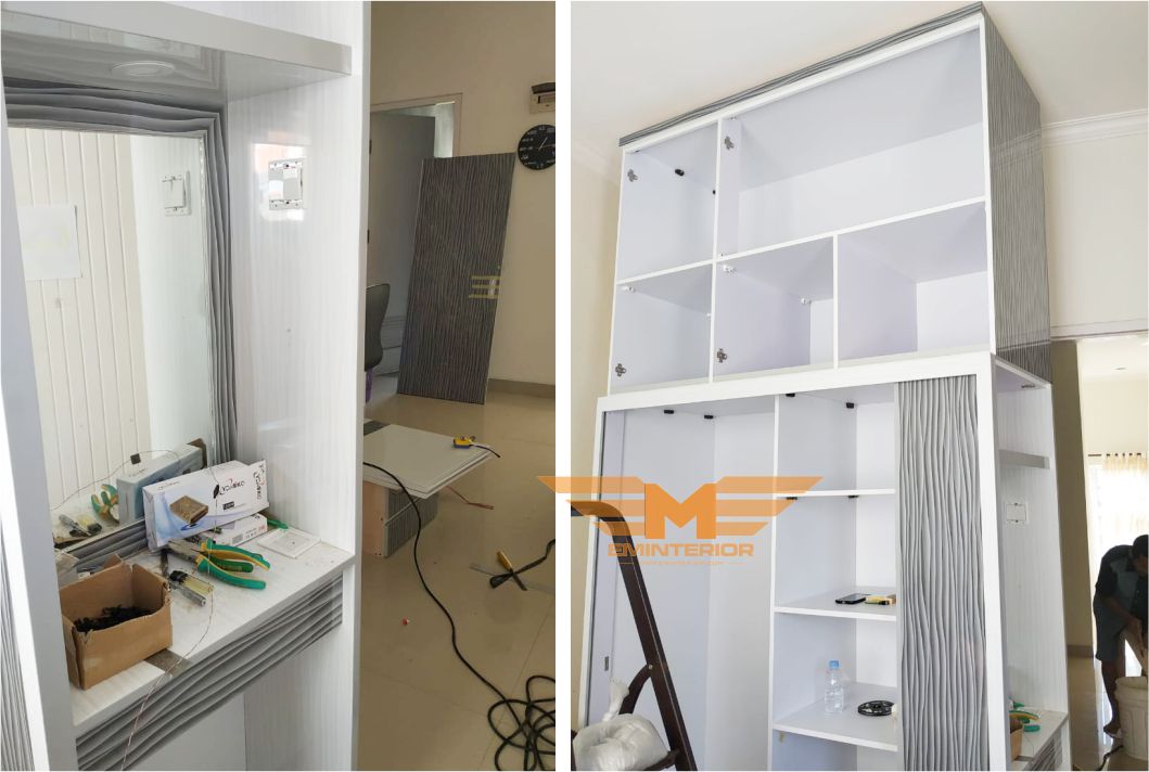 Lemari Pakaian Multifungsi - M Interior - Proyek Interior Rumah