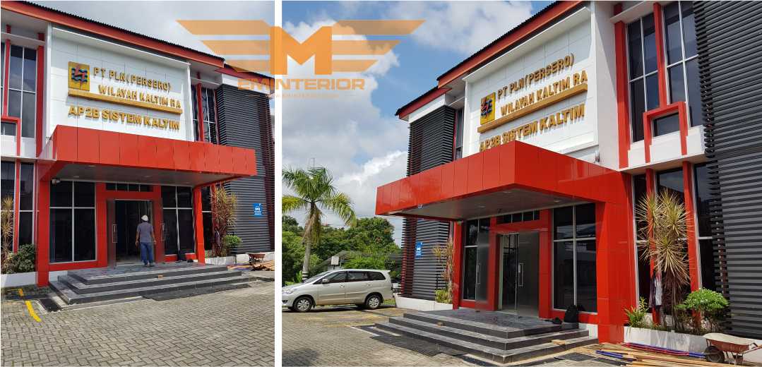 Pekerjaan Fasad Kantor | Kantor PLN AP2B Sistem Kaltim, Balikpapan